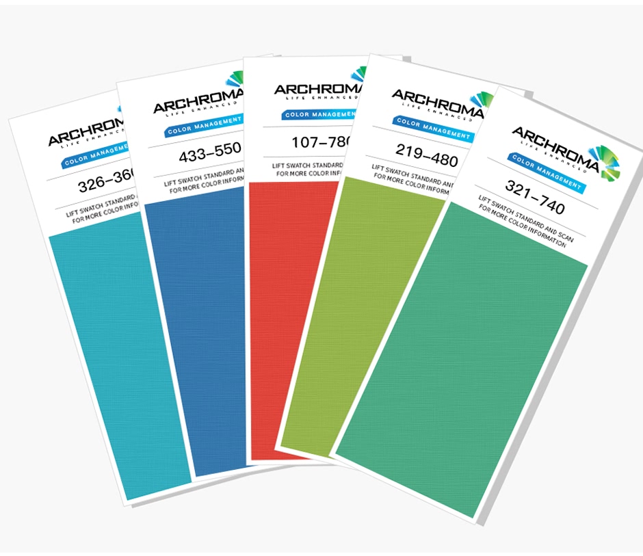 昂高色卡 ARCHROMA Color Atlas Standards 棉布色卡 单张 Archroma-sw - 千通彩色彩管理官网