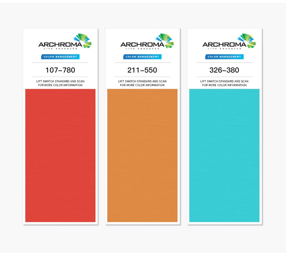 昂高色卡 ARCHROMA Color Atlas Standards 棉布色卡 单张 Archroma-sw - 千通彩色彩管理官网 - 雷 ...