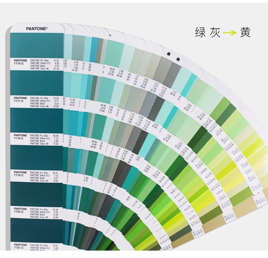 新版Pantone潘通配方指南国际标准通用 CU色卡 GP1601A - 千通彩色彩管理官网