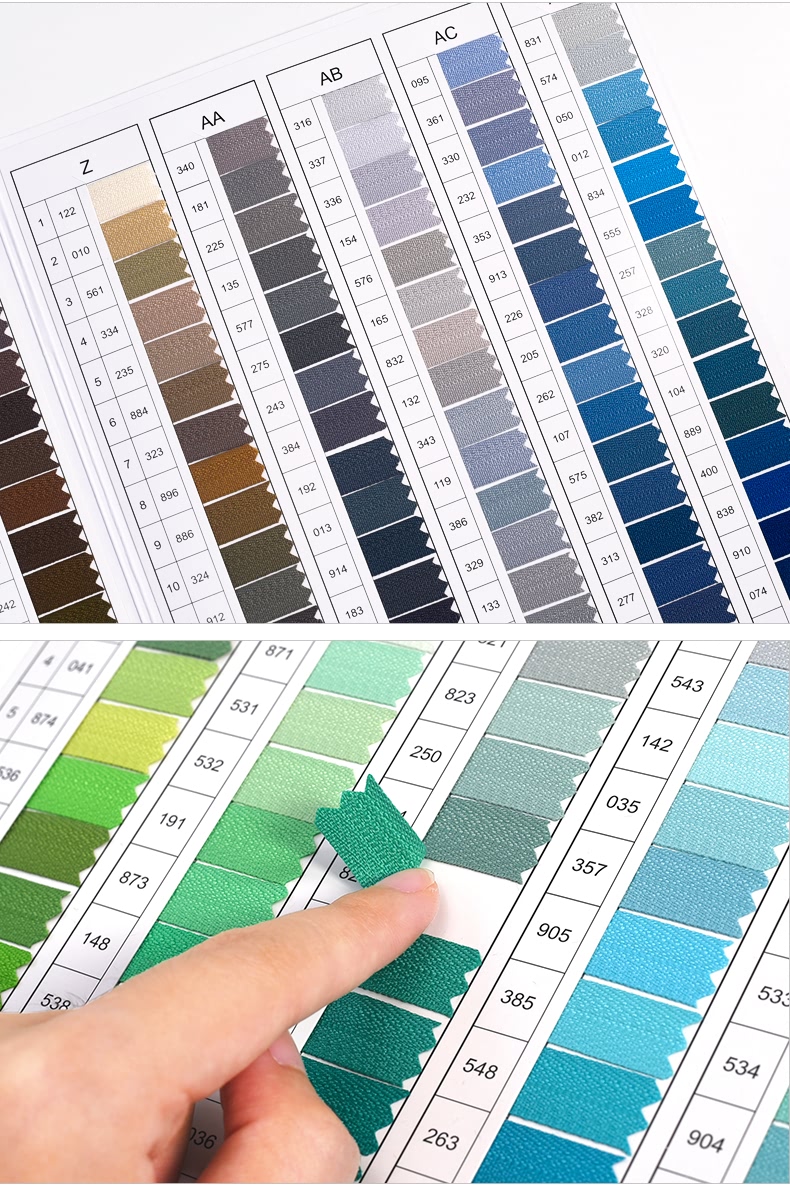 YKK吉田拉链色卡 YKK COLOR CARD YKK-01 - 千通彩色彩管理官网